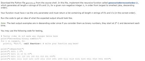 Solved Please Attempt This Question Using Recursion Only In
