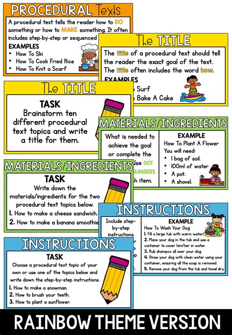 Procedural Text Reading Writing PowerPoint Presentation Guided Teaching Procedural Text