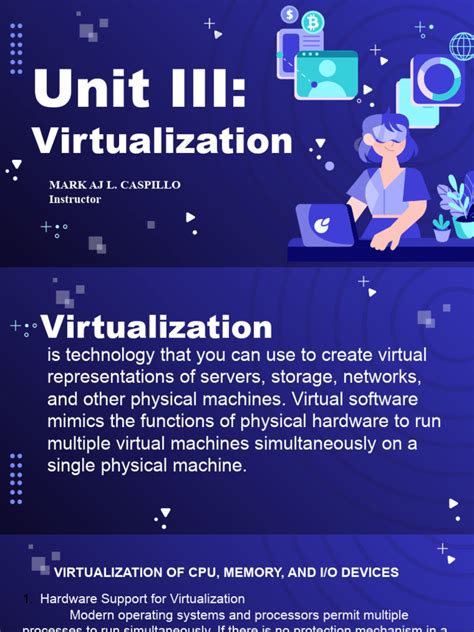 Unit Iii Virtualization Pdf Virtual Machine Computer Network