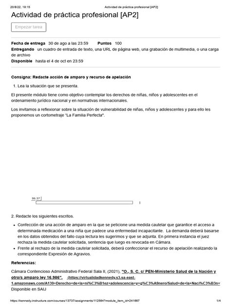 Actividad De Práctica Profesional Ap2 Pdf Justicia Crimen Y Violencia