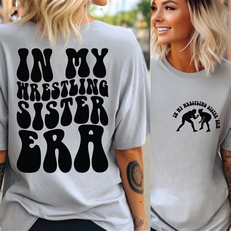 In My Wrestling Sister Era Svg Png Wrestling Sister Svg Wrestling