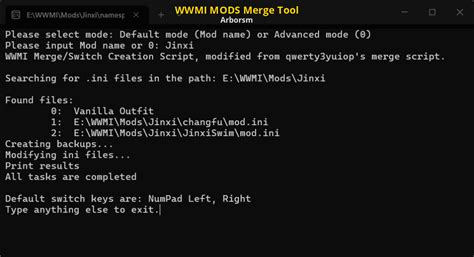 wwmi mods merge tool modding tool for wuthering waves wuwa modding tools