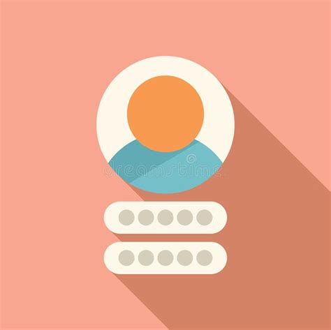 User Entering Password Secure System Login Icon Stock Vector Illustration Of Digital Login