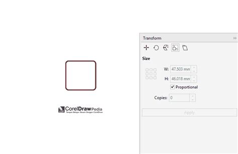 Tutorial Dasar Cara Menggunakan Fitur Transformasi Objek Di Coreldraw Coreldrawpedia