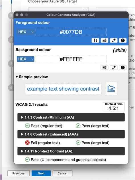 A11ysqlmigrationcontrolplanemigrateto Azuresql Assessmentresultsandrecommendations Color