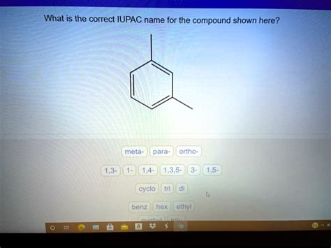 Solved Provide The Correct Iupac Name For The Compoun Vrogue Co