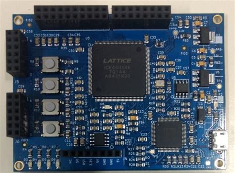 Edu Fpga Is An Open Source Fpga Development Board Based On Lattice Ice40hx4k And Is Part Of
