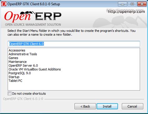 Openerp Client Installation — Openerp For Manufacturing Management