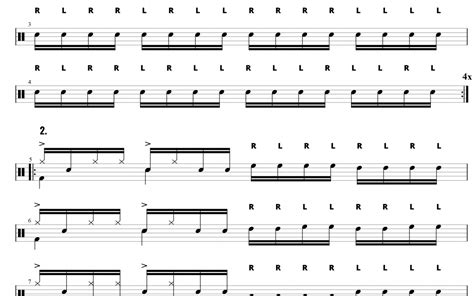 Rudimental Exercises Learn Drums For Free