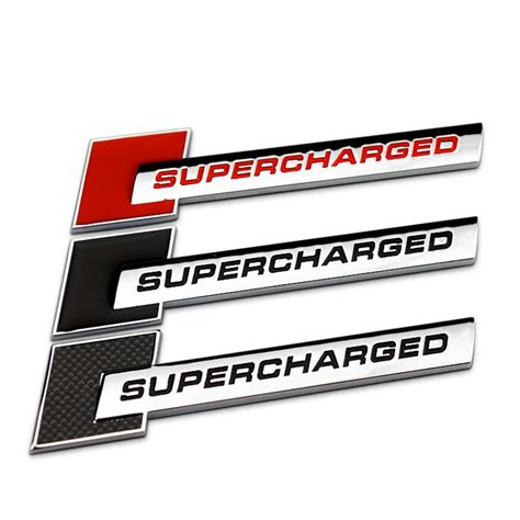 3d Metal Supercharged Car Sticker Emblem Badge For Audi Audi A4 B6 A6