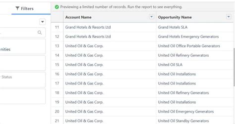 Contains Filter In Salesforce Report