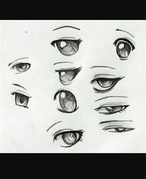 Как Нарисовать Глаза Аниме 51 Фото