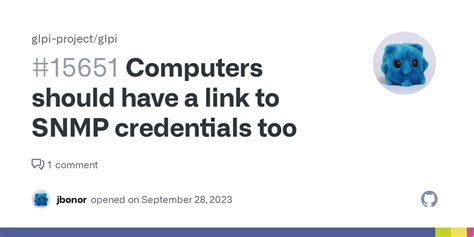 Computers Should Have A Link To Snmp Credentials Too · Issue 15651