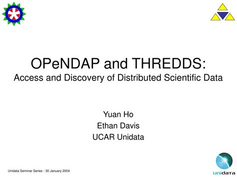 ppt opendap and thredds access and discovery of distributed