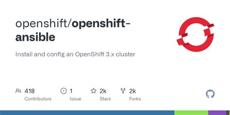 GitHub Openshift Openshift Ansible Install And Config An OpenShift X Cluster