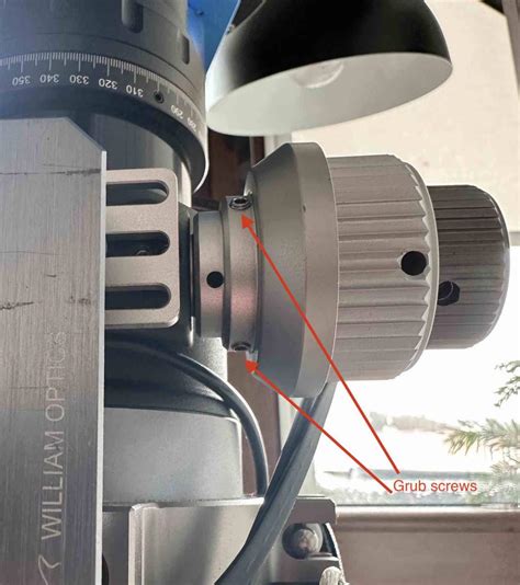 How To Take Off A William Optics Dual Speed Focuser Refractors