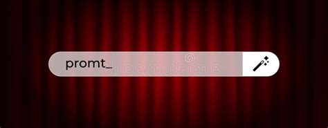 Ai Interface Search Bar With Typing Text And Icon For Artificial Intelligence Systems Stock