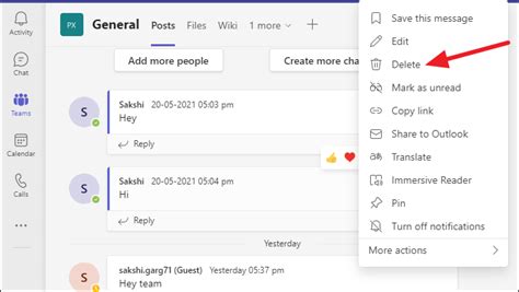 How To Delete Chat In Teams