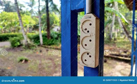 Old Electrical Power Source Socket Stock Image Image Of Lighting Playground 269071553