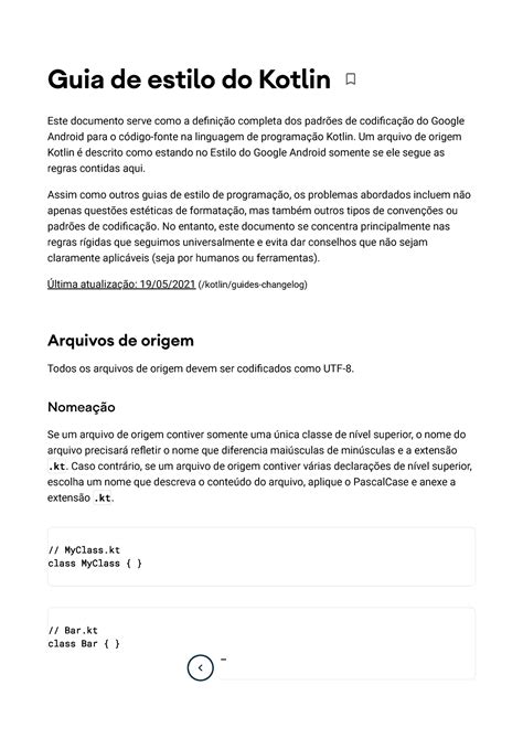 Guia De Estilo Do Kotlin Desenvolvedores Android Guia De Estilo Do Kotlin Este Documento Serve