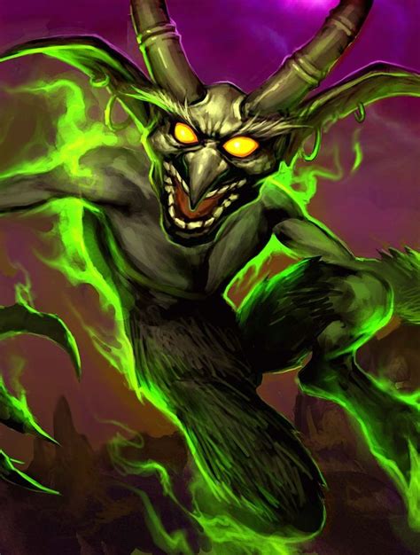 Diablillo Sangriento Warcraft Art World Of Warcraft Characters Warcraft