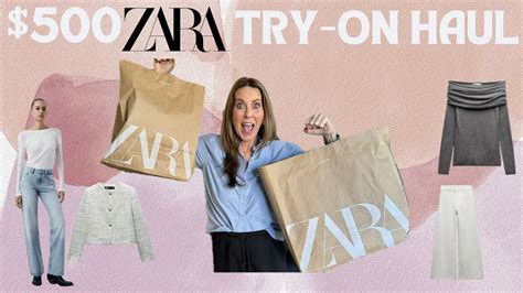 500 New In Zara Try On Spring Haul Fashion Over 50 Youtube