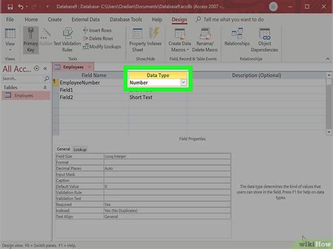 come creare un database usando microsoft access