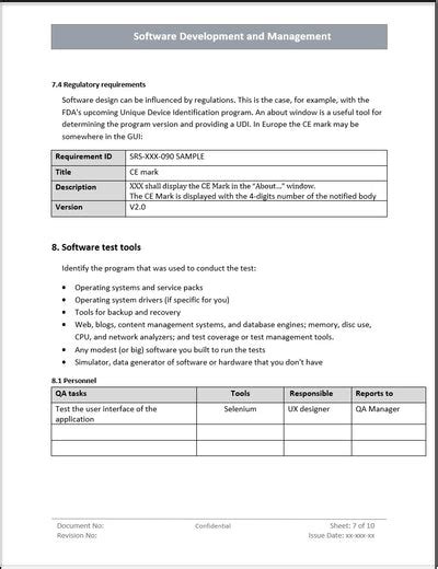 Software Development And Management Process Template Itsm Docs Itsm