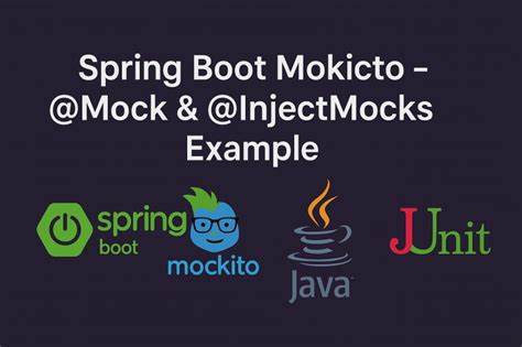 Springboot Mockito Java Unittesting Coding Devcommunity Sibin M