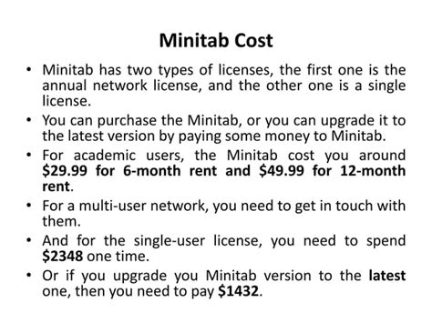Minitab A Statistical Tool Pptx Business Banking And Finance Business