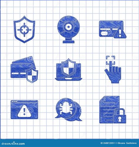 Set Laptop Protected With Shield System Bug Document And Lock Fingerprint Browser
