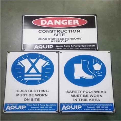 Warning Corflute Plastic Signs Corona Corflute Construction Signs