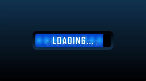 system software update and upgrade concept loading process screen stock illustration