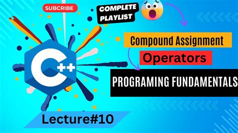compound assignment operators in c c tutorial learn c basics