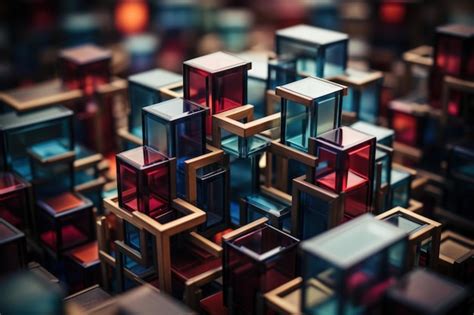 Premium Ai Image Abstract Creative And Colorful Abstract Geometric Patterns