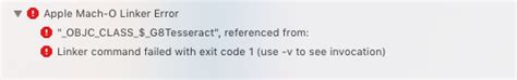 Non Cocoapods Installation Issue 340 Gali8 Tesseract OCR IOS GitHub