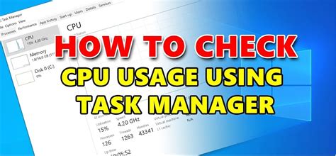 How To Check CPU Usage Robots Net