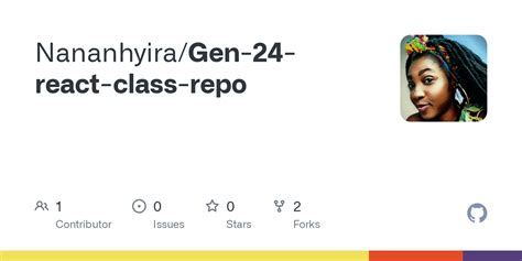Github Nananhyiragen 24 React Class Repo