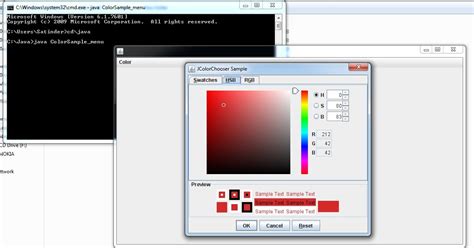 Java Code To Create Color Chooser Inside Your Program Games And Apps