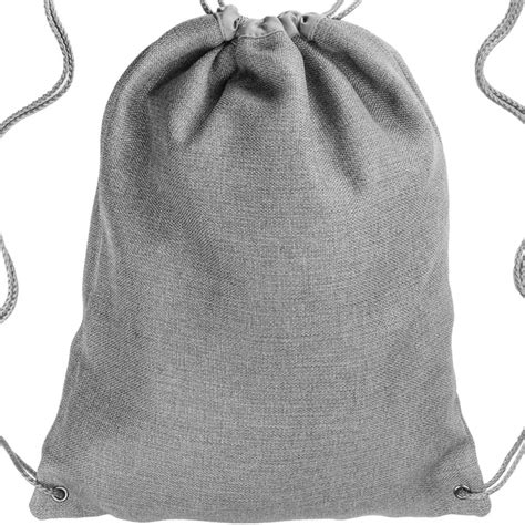 Customized Linen Drawstring Backpacks