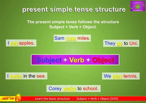 Present Simple Tense Mingle Ish