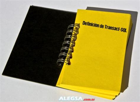Definición De Transact Sql