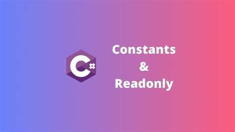 Difference Between Readonly And Constant In C