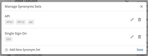 Improve Search With Synonym Sets The Success Community