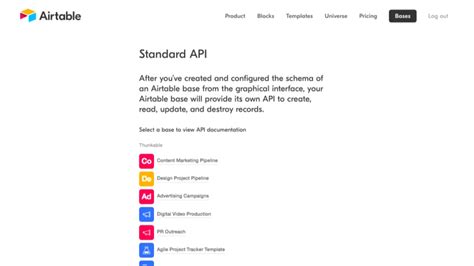 Airtable Thunkable Docs