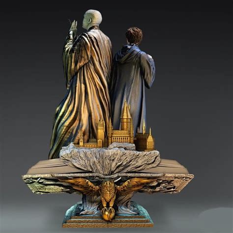 Harry Potter And Voldemort Diorama Stl 3d Print Files