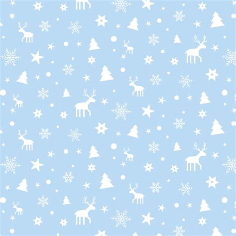 Decorative Christmas Pattern Background Free Vector