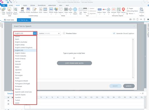 How To Convert Text To Speech Using Articulate Storyline 360