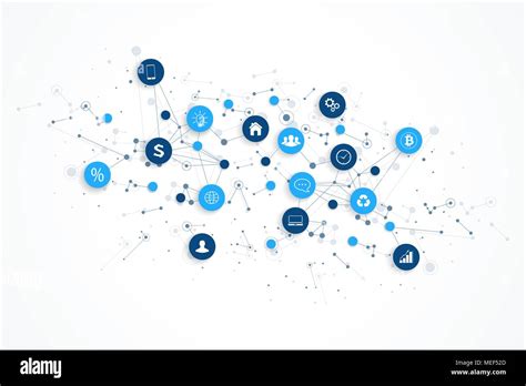 Internet Of Things Iot And Network Connection Concept Design Vector Smart Digital Concept