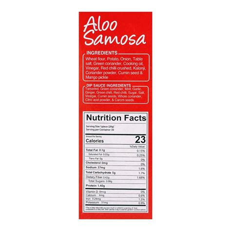 Purchase Dawn Aaloo Samosa 30 Pack 600g Online At Special Price In